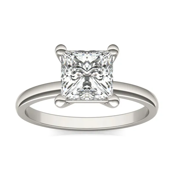 Princess Classic Solitaire Engagement Ring
