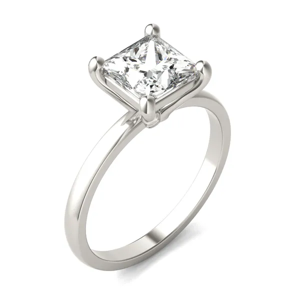 Princess Classic Solitaire Engagement Ring