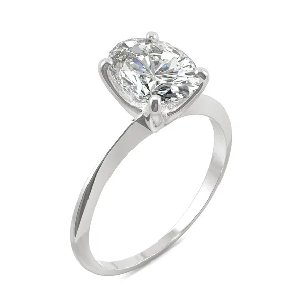 Oval Timeless Solitaire Engagement Ring